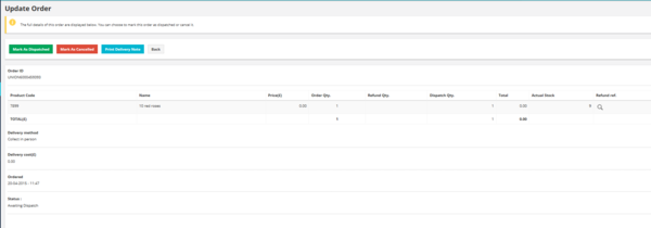 Manage Orders - UnionCloud Support