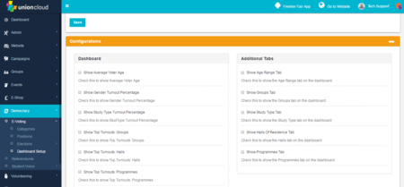 Elections Dashboard - UnionCloud Support