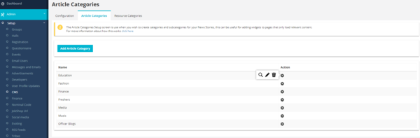 CMS - UnionCloud Support